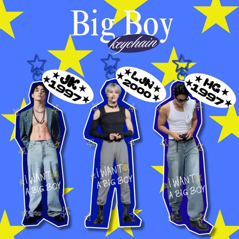 Jual [PRE-ORDER] BIG BOY KEYCHAIN CUSTOM DOUBLE SIDE ACRYLIC AKRILIK 2 ...
