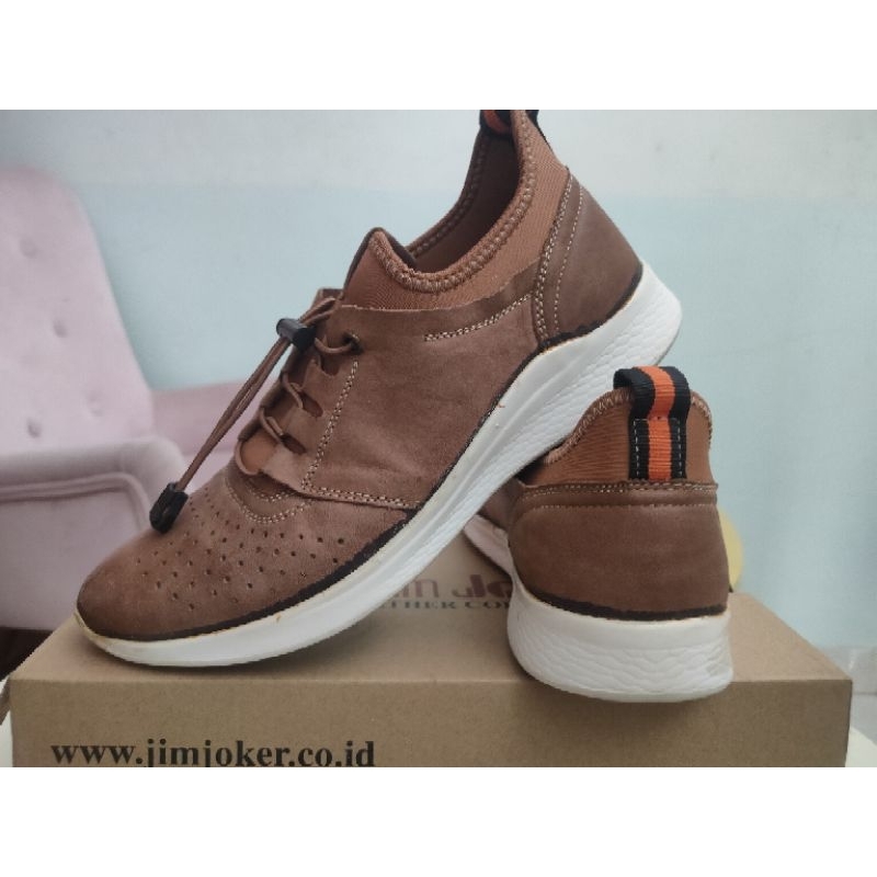 Jual Jim Joker Leather Sneakers | Shopee Indonesia