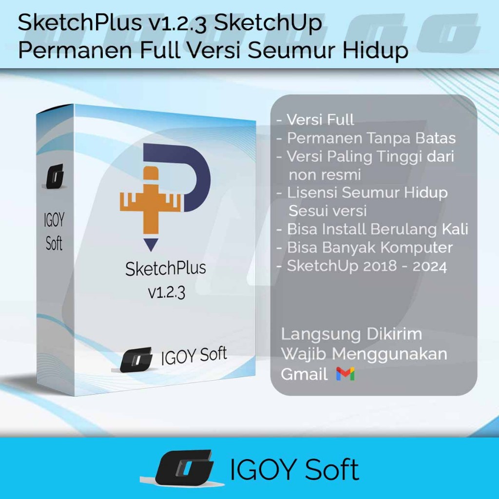 Jual SketchPlus SketchUp Lisensi Tanpa Batas Permanen | Shopee Indonesia
