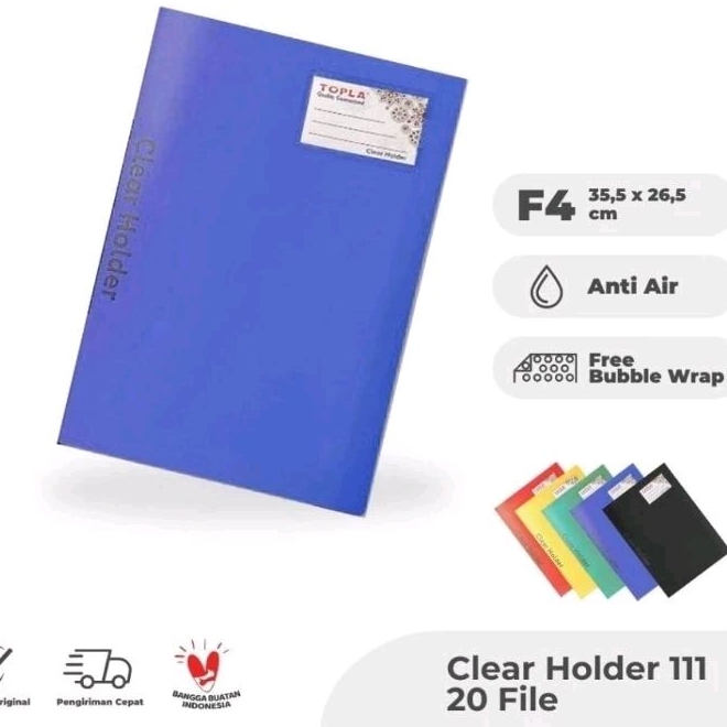 Jual topla clear Holder 111-display book 20/40/60 File-penyimpanan ...