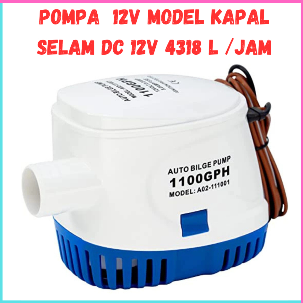 Jual COD Pe Pompa bilge otomatis pompa kuras air kapal pompa sedot ...