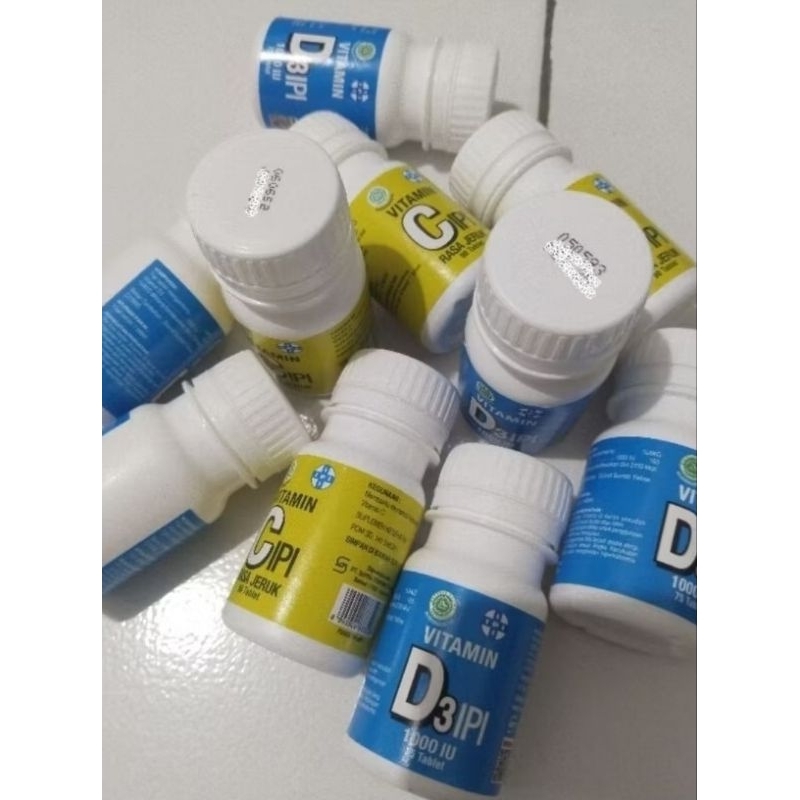 Jual Vitamin IPI D3 1000 IU 75tablet/Vitamin C/Vitamin B Complex ...
