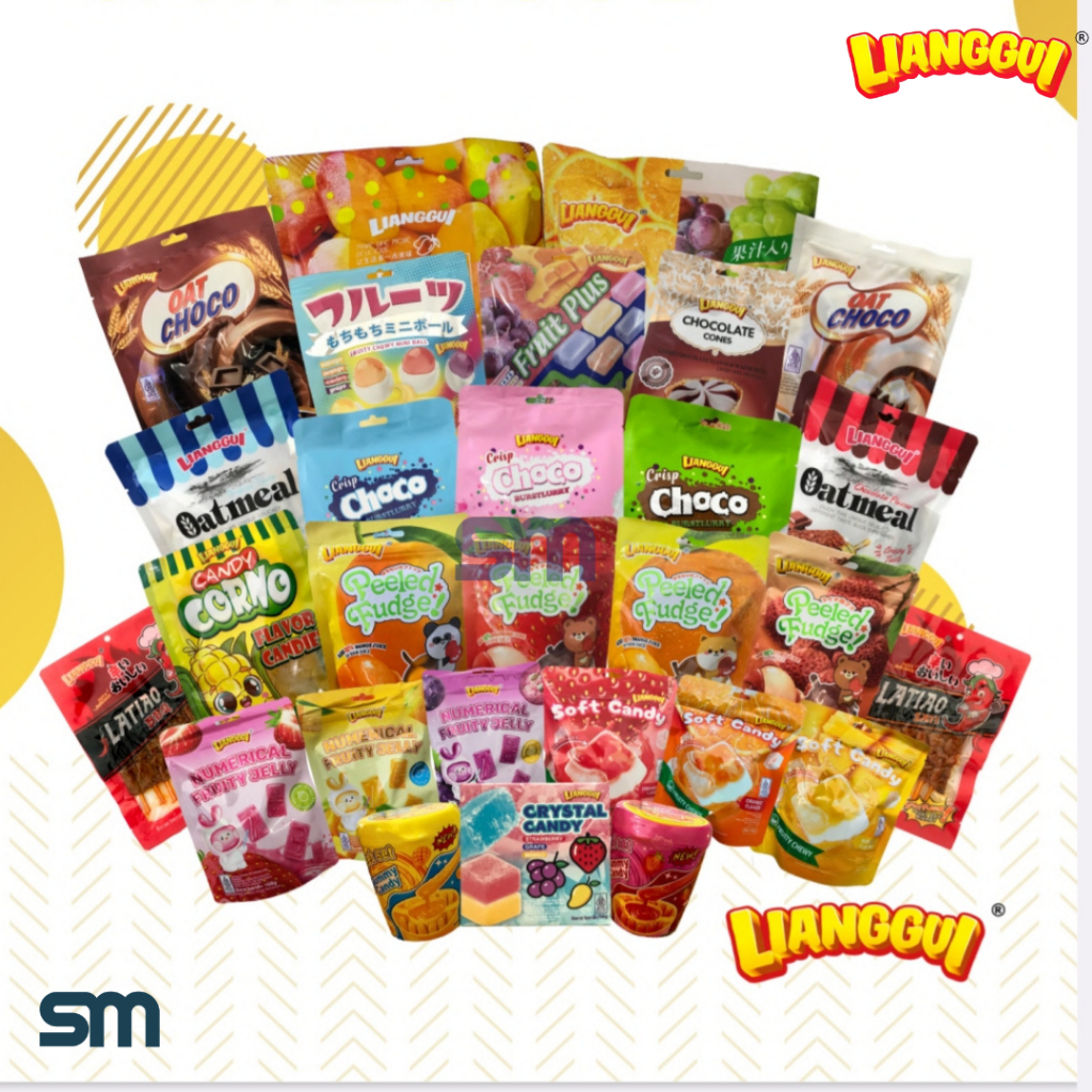 Jual LIANGGUI PERMEN LUNAK JUICE CANDY 250 GRAM [1 DUS, ISI 30 BAGS ...