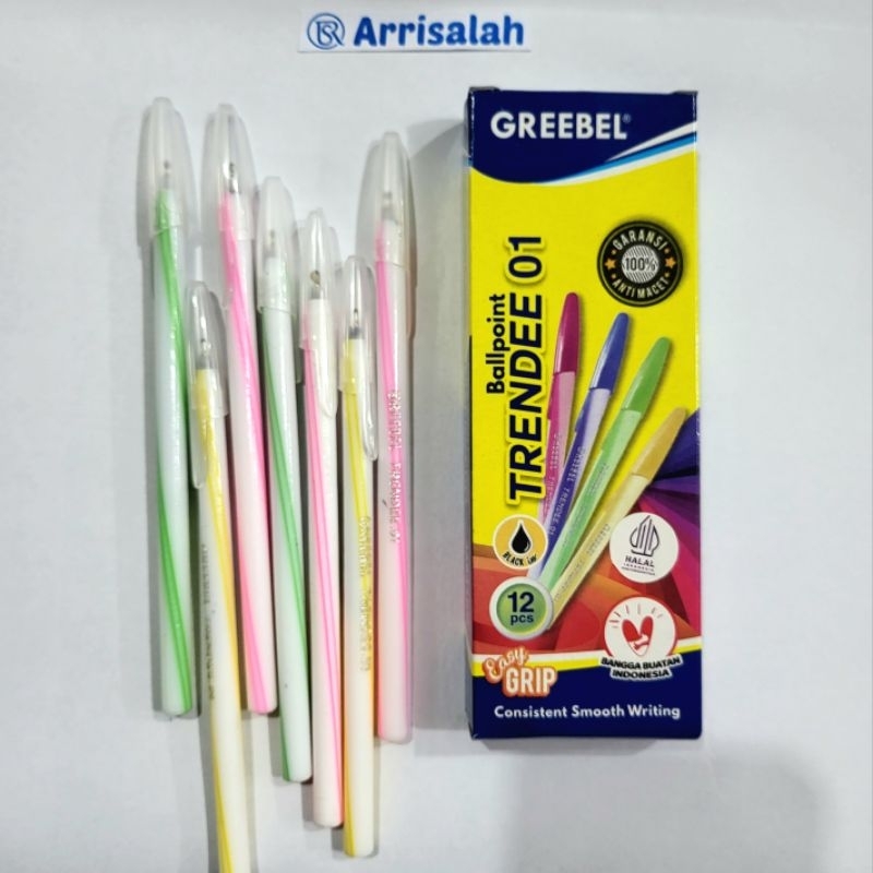 Jual Pulpen / Pen Greebel Trendee 01 Black 0.5 mm | Shopee Indonesia
