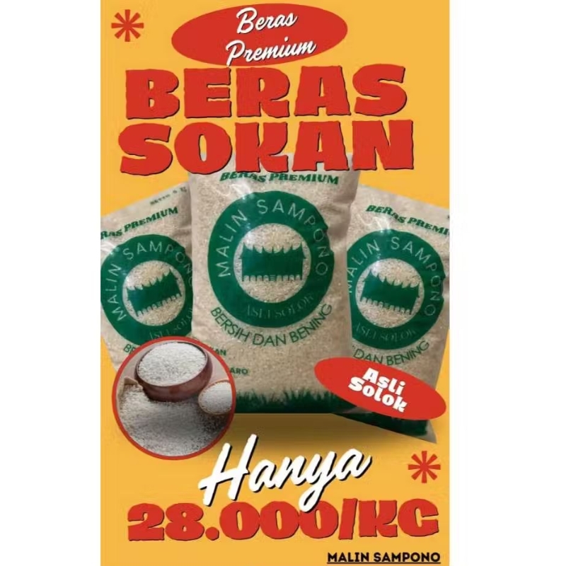 Jual Beras Solok Asli Premium Sokan 5kg | Shopee Indonesia