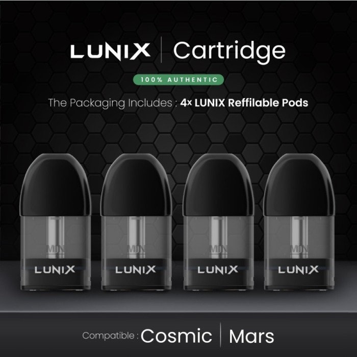 Jual Cartridge Lunix Cosmic | Mars 2ML 0.9 OHM by Lunix ( 1 PCS ...