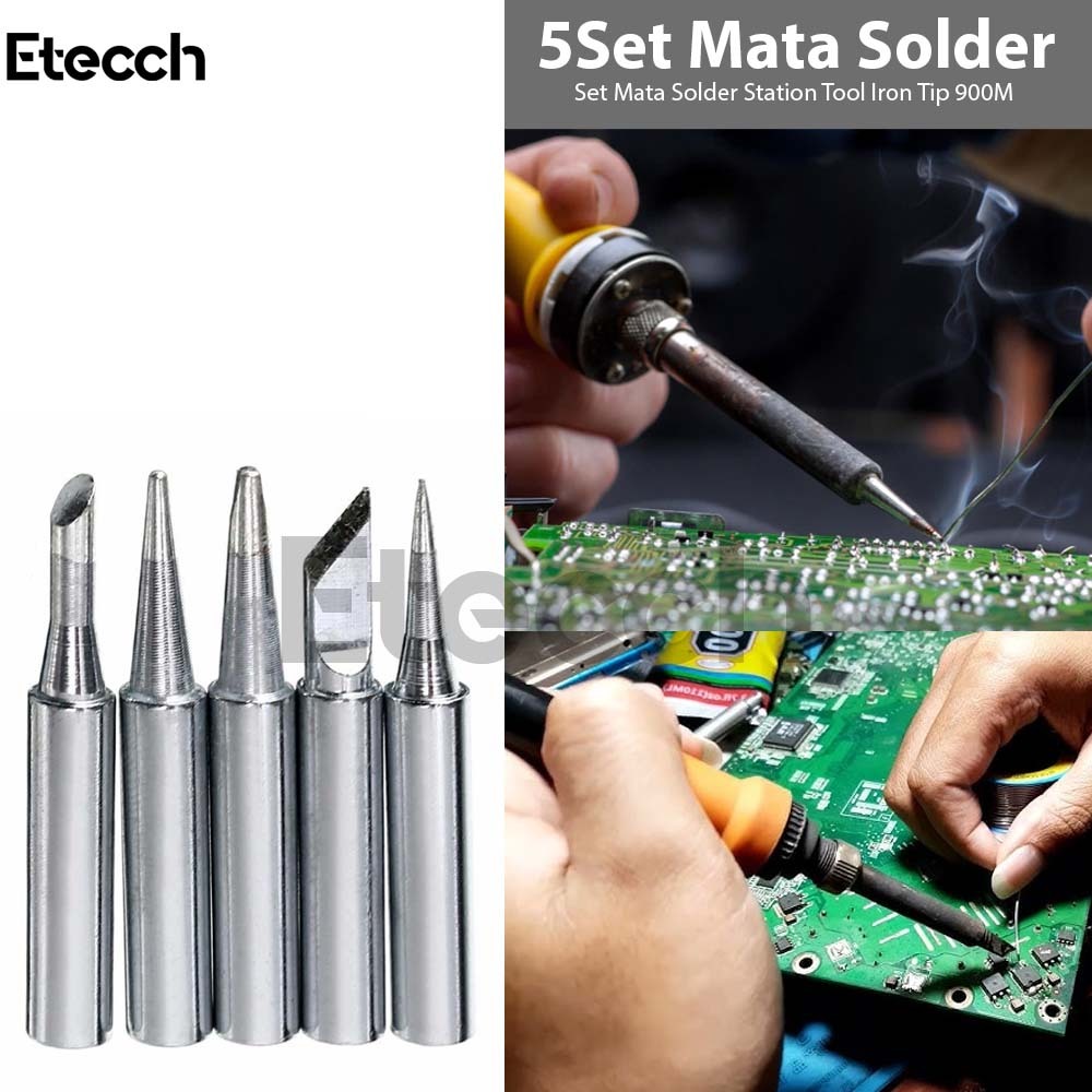 Jual Set Mata Solder Station Tool Iron Tip 900M-T 5 PCS | Shopee Indonesia