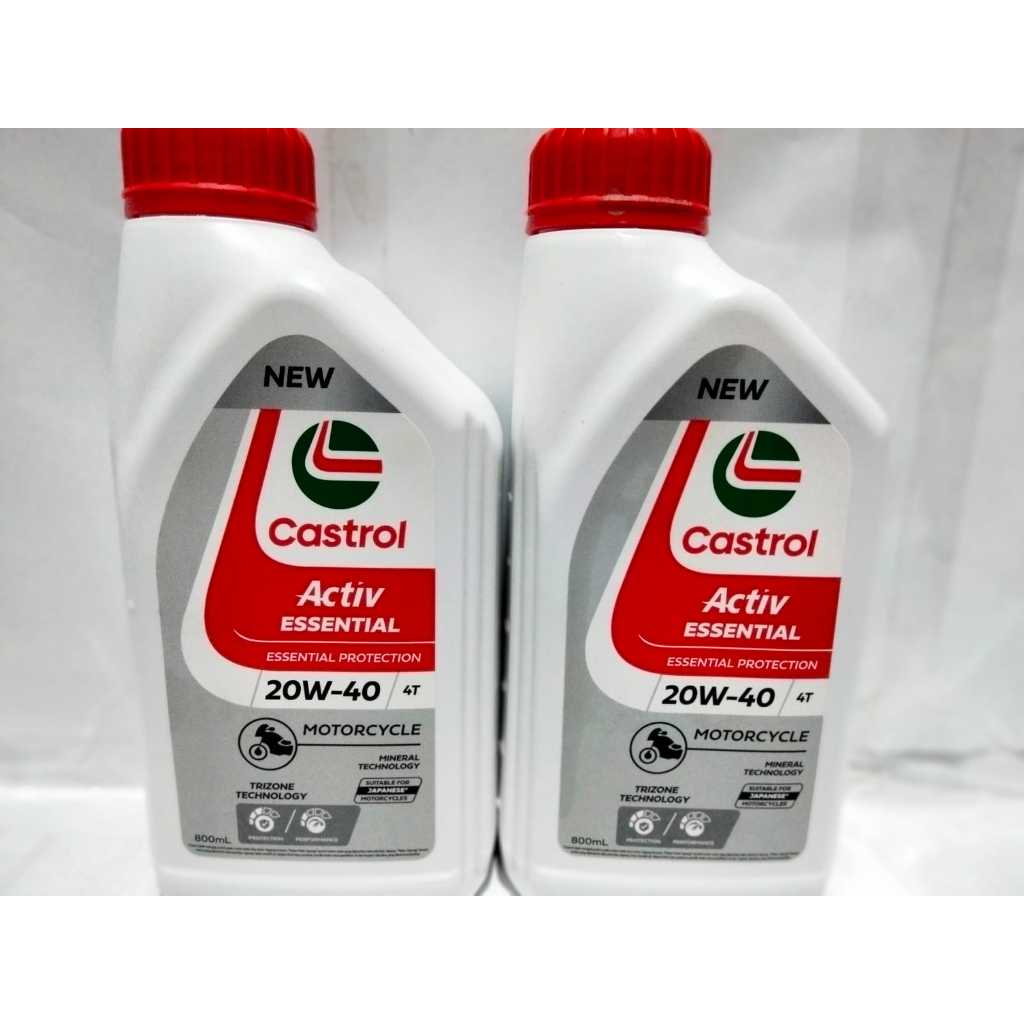 Jual OLI CASTROL ACTIV ESSENTIAL 800ML | Shopee Indonesia