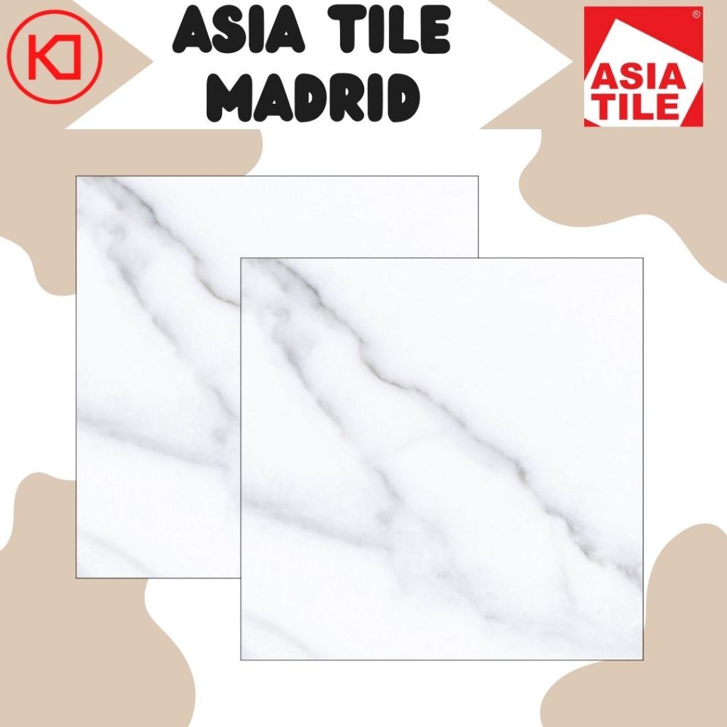 Jual Keramik Lantai Asia Tile 40x40 Madrid Grey (KHUSUS PENGIRIMAN ...