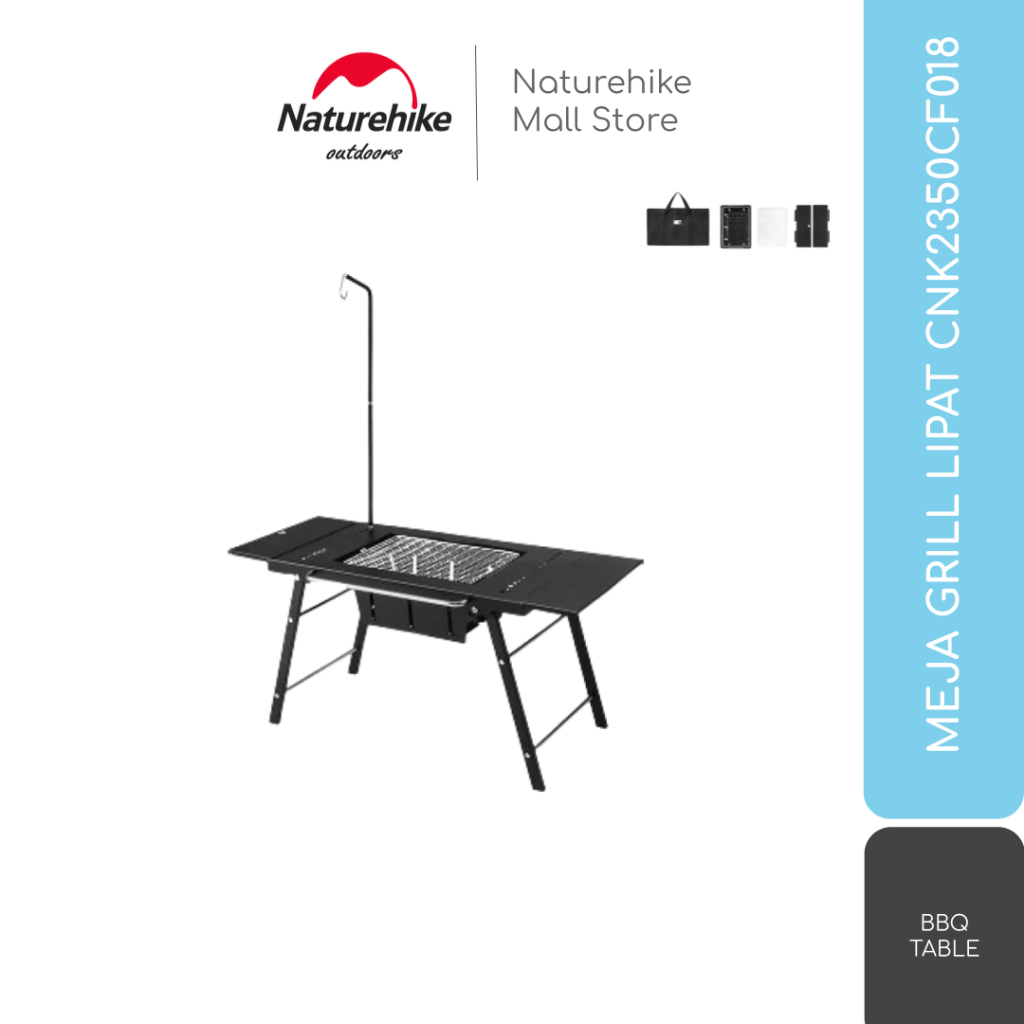 Jual MEJA GRILL LIPAT BBQ PORTABLE OUTDOOR CAMPING NATUREHIKE ...