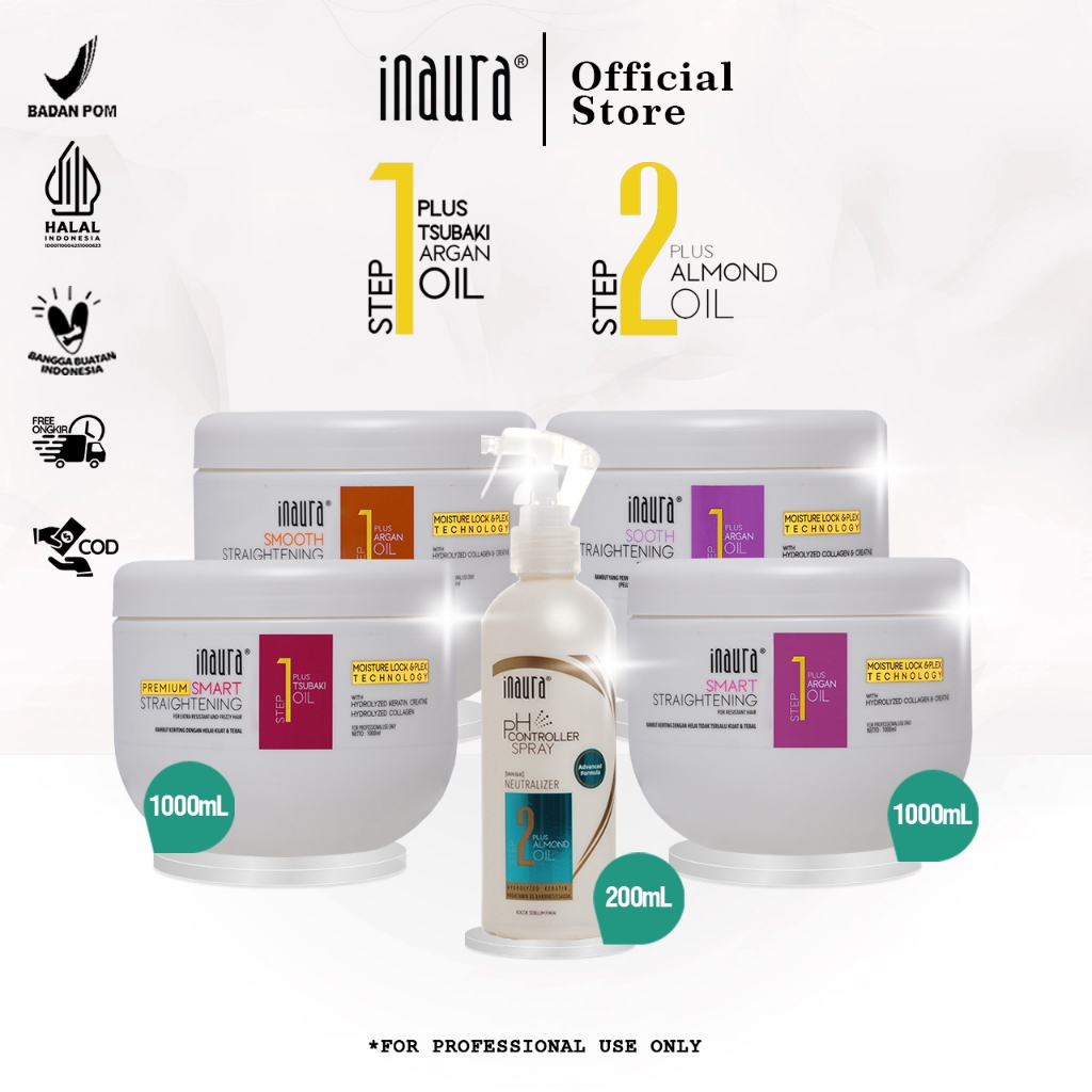 Jual Inaura Bundling Inaura Smoothing with plex Straightening Step 1 ...