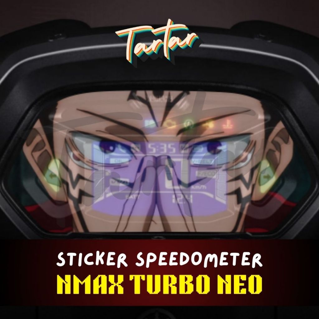 Jual Sticker Stiker Spido / Speedometer Transparant Anime Nmax Turbo ...