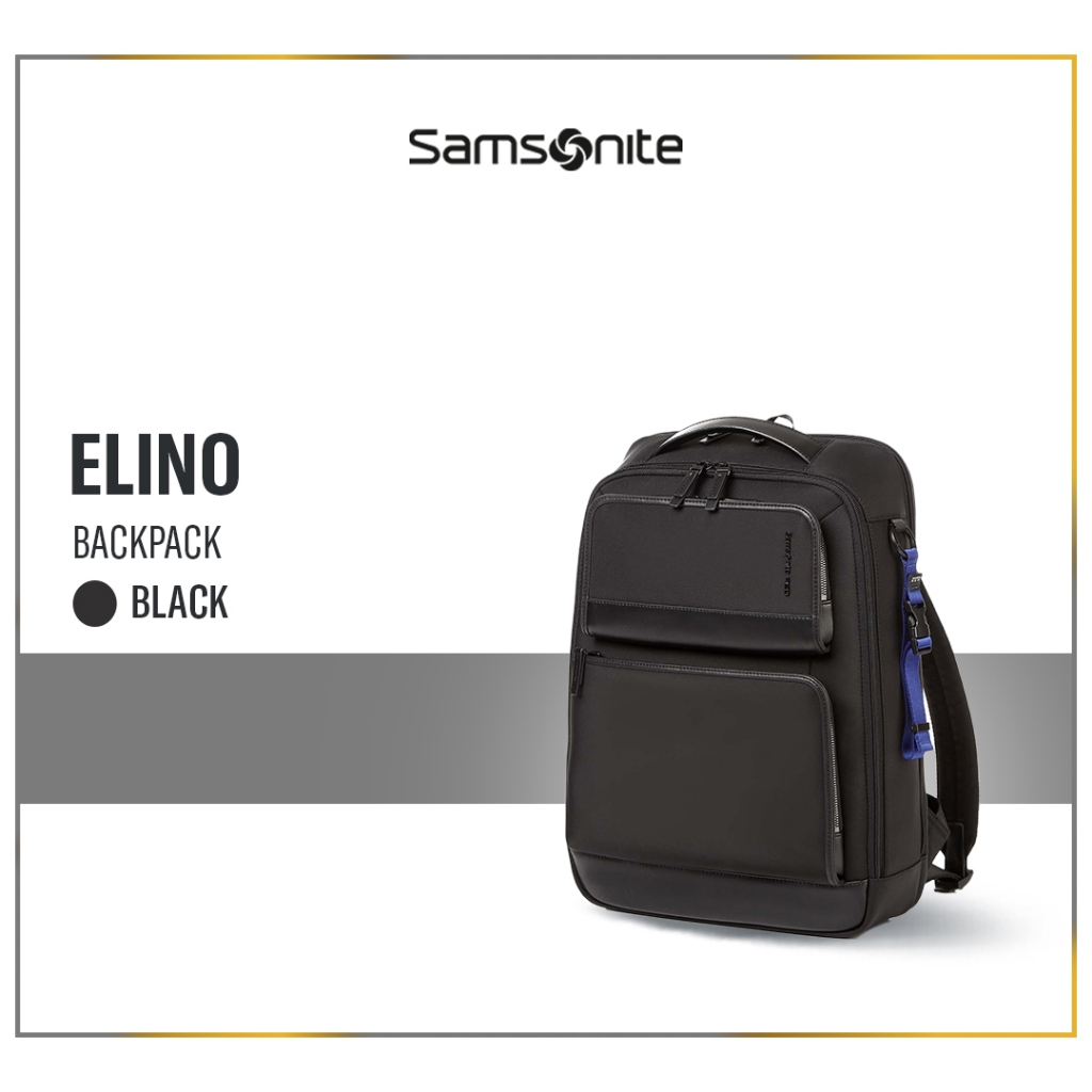 Jual Samsonite Elino Backpack - Black | Shopee Indonesia