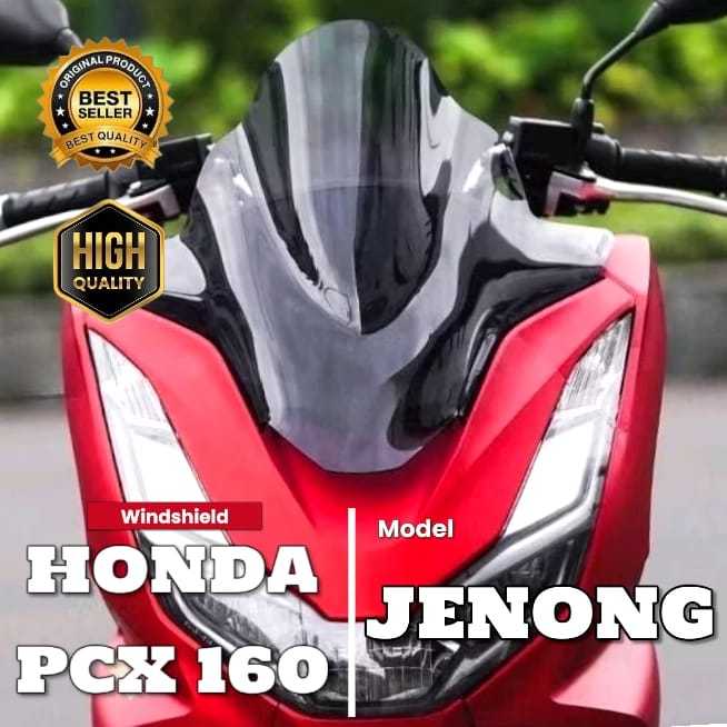 Jual Visor Windshield Honda PCX 160 Model Jenong Bahan Full Akrilik ...