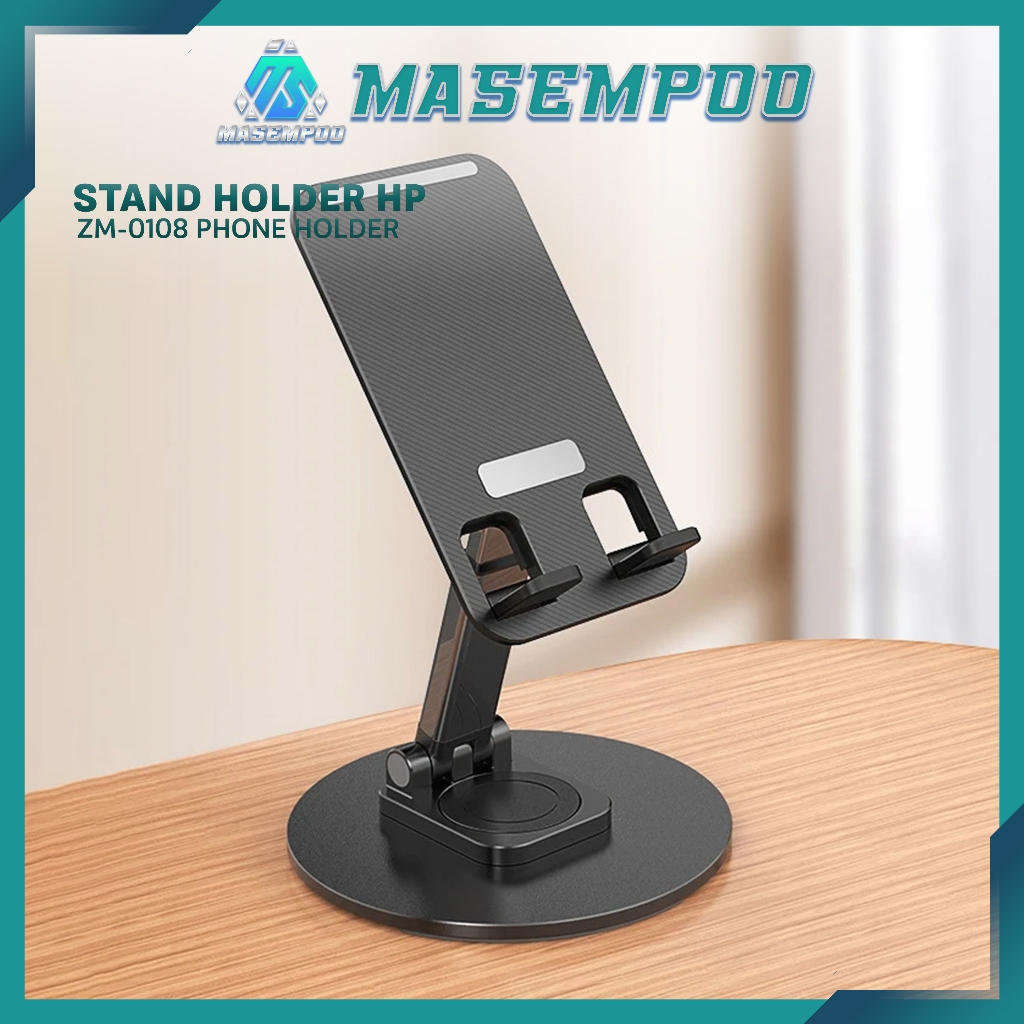 Jual ZM-0108 Stand Holder HP meja Tablet Putar 360 Rotation Phone ...