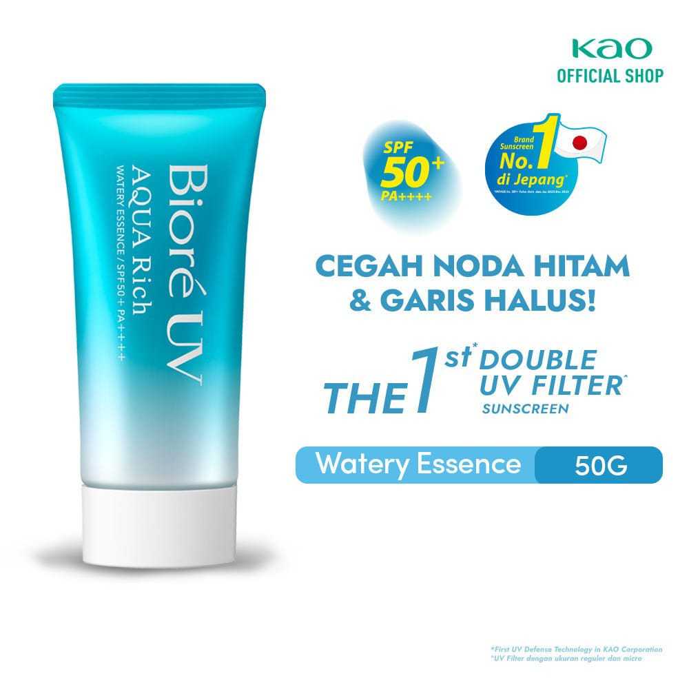 Jual (COD) BIORE UV AQUA RICH WATERY SUNSCREEN SPF 50 PA+++ | BIOAQUA ...