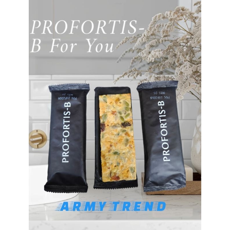 Jual RANSUM BISCUIT PROFORTIS-B TNI TERBARU 2026 / PROFORTIS COOKIES ...