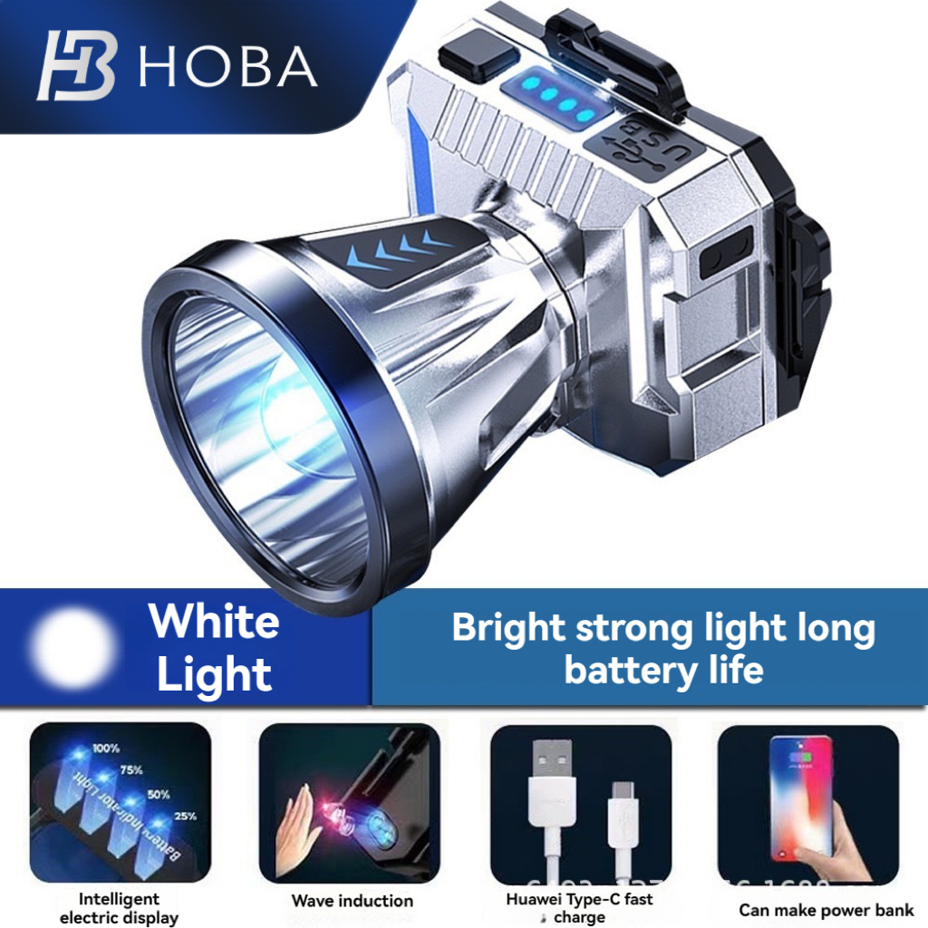 Jual Lampu Depan Luar Ruangan Lampu Depan Surya Lampu Depan Induksi LED 6 Mode Senter Kepala ...