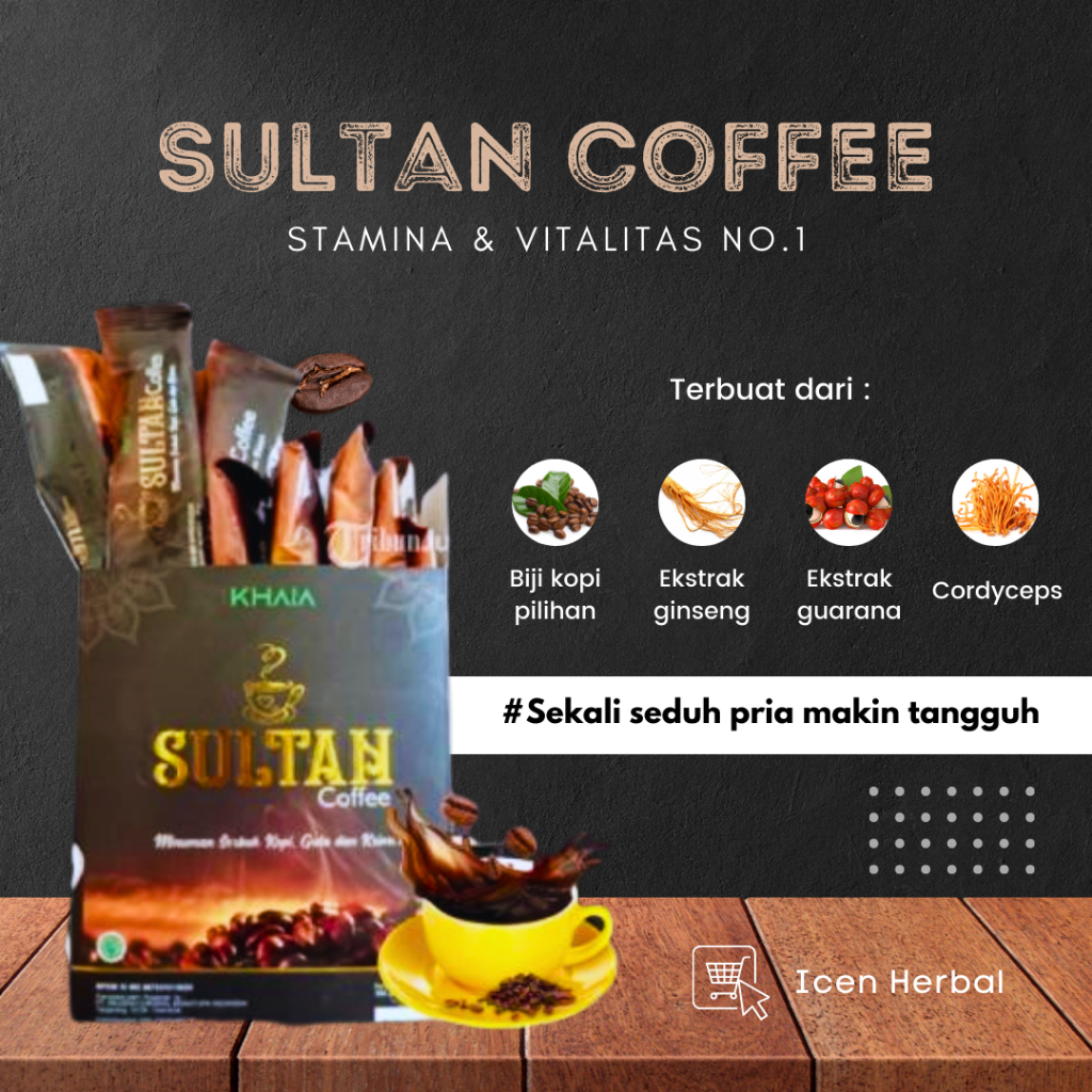 Jual Khaia Kopi Sultan 1 Sachet | Shopee Indonesia