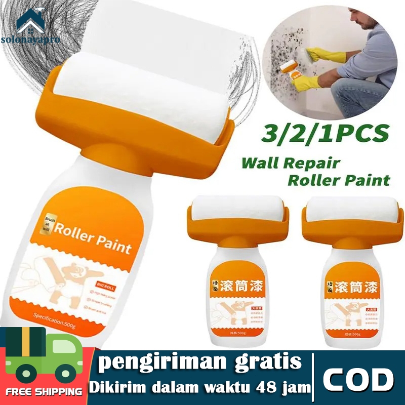 Jual Cat Roller Dinding Cat Pembersih Dinding Jamuran /Kotor Praktis ...