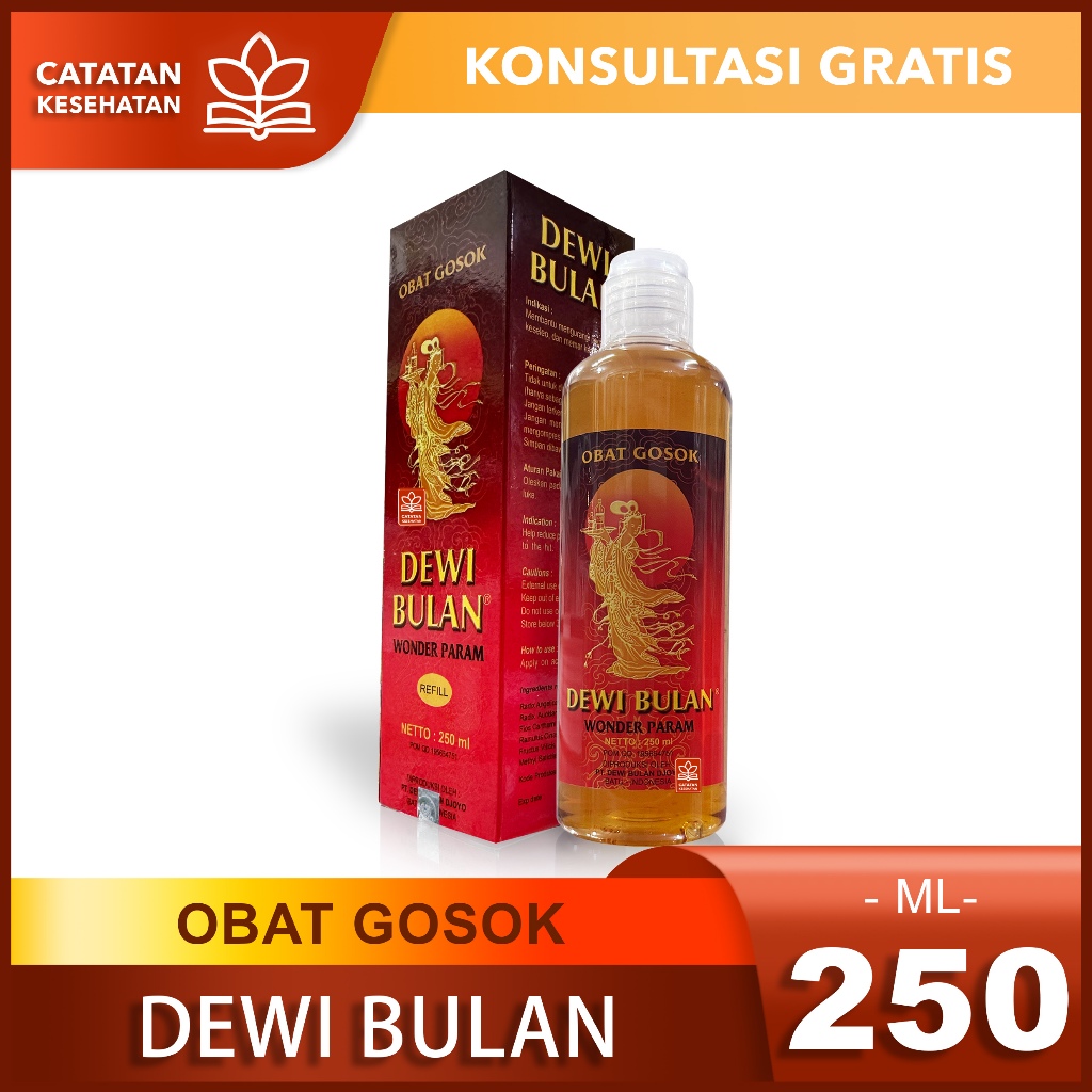 Jual Obat Gosok Dewi Bulan 250ml // Minyak Gosok | Shopee Indonesia