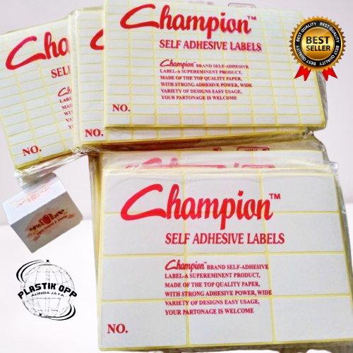 Jual Label Harga Champion No.105 / Label undangan / Tempelan harga ...