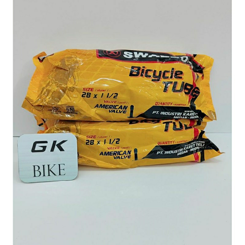 Jual Ban dalam sepeda 28 x 1 1/2 Swallow AV (pentil motor) becak gerobak onthel ontel | Shopee ...