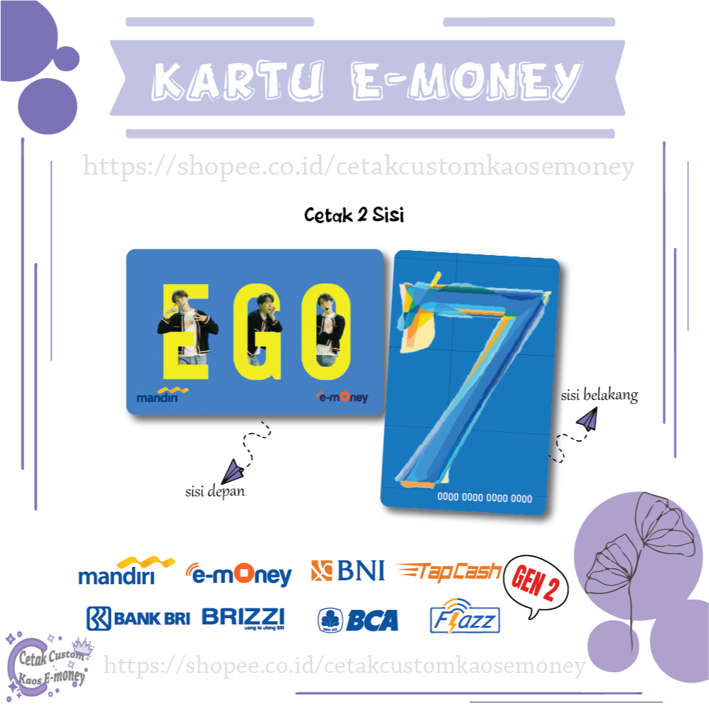 Jual KARTU EMONEY ETOLL GAMBAR ALBUM BTS EGO KPOP EGO J-HOPE MANDIRI ...