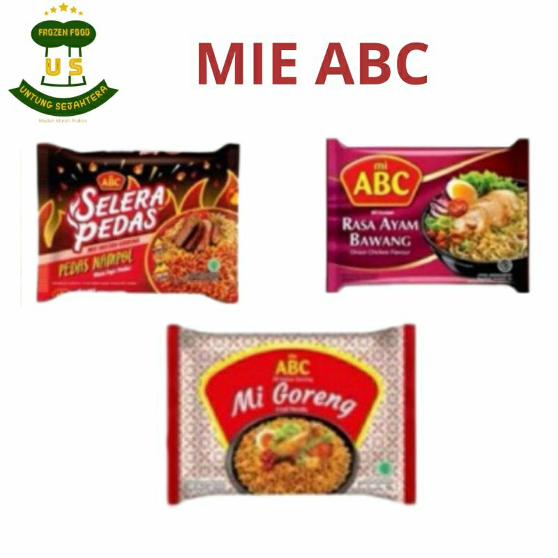 Jual Mie Abc Mie Instan Abc ABC Pedas Nampol Mie Instan ABC Mie Goreng Mie ABC Ayam Bawang mie ...