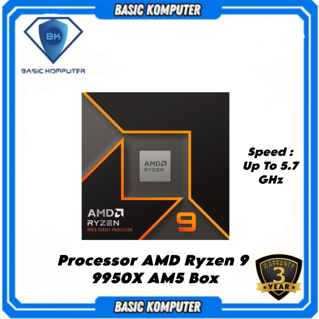 Jual PROCESSOR AMD RYZEN 9 9950X BOX | Shopee Indonesia