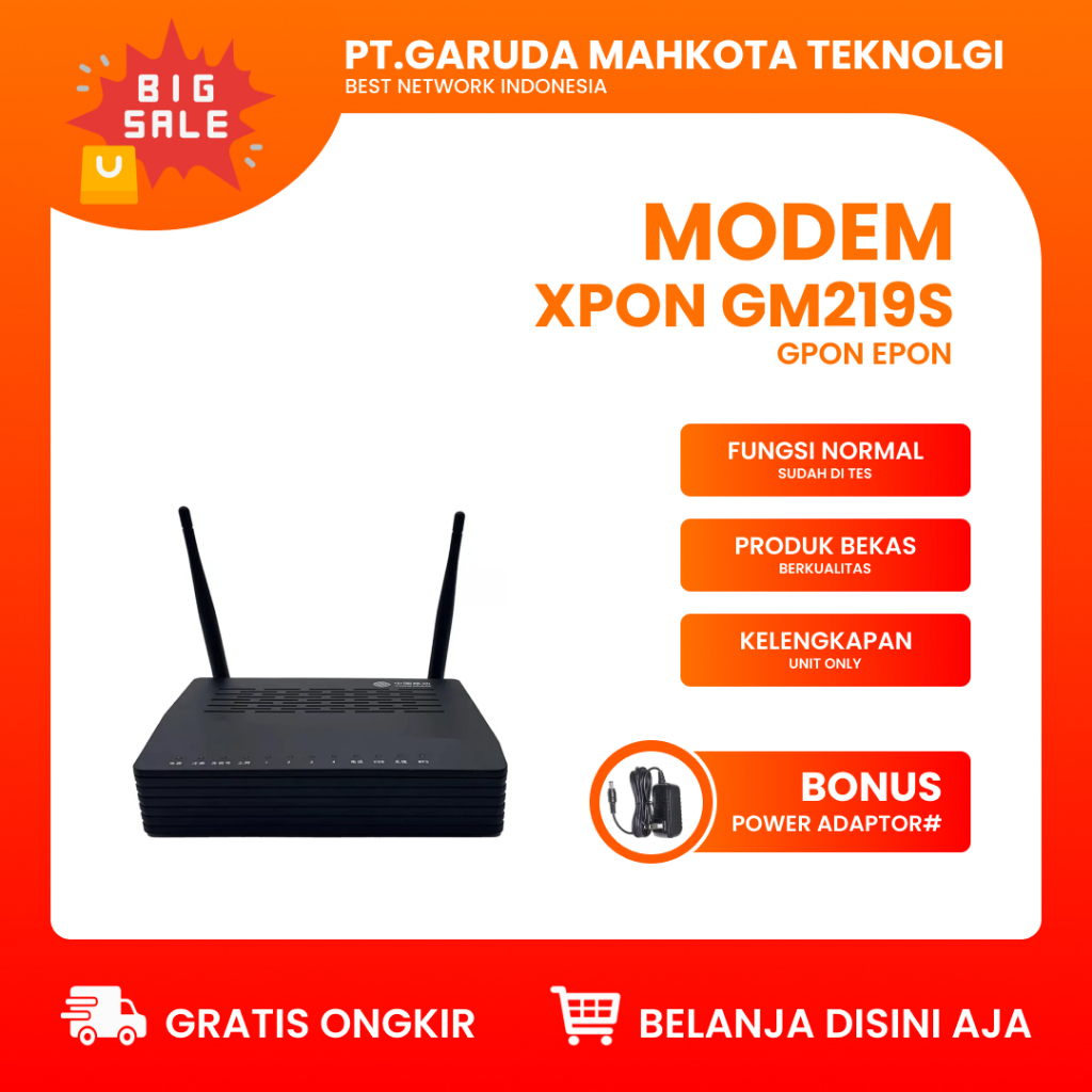 Jual Modem XPON GM219-S Gpon Epon Onu Second | Shopee Indonesia