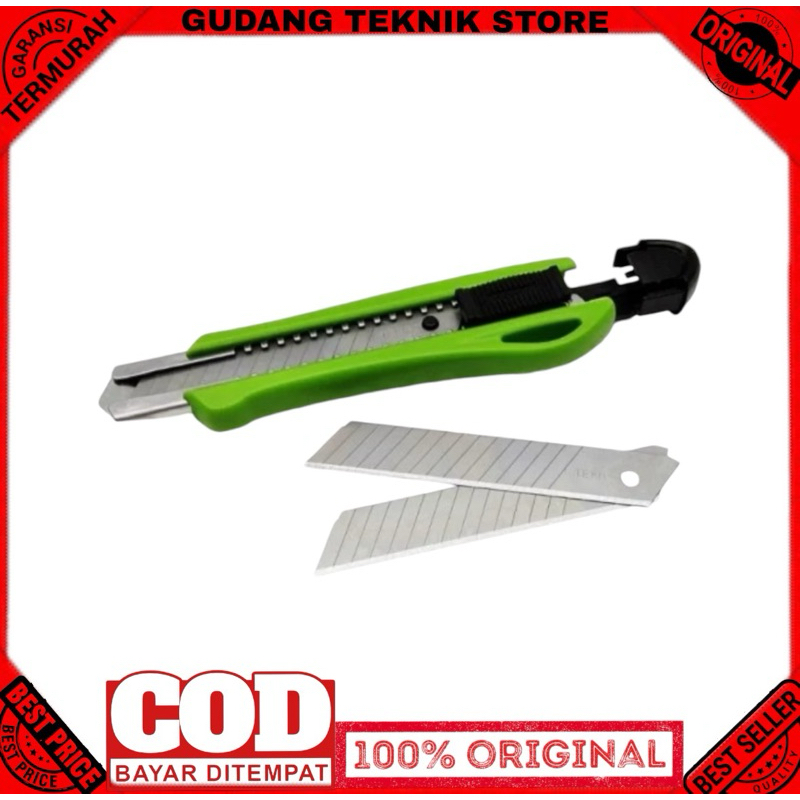 Jual Pisau cutter tekiro besar 18 mm / Cutter Tekiro 18 mm / Cutter ...