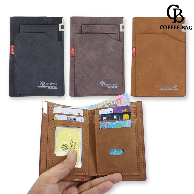 Jual [CB] MORTEGA Dompet Lipat Pria Dompet Kulit PU Kwalitas Premium M ...