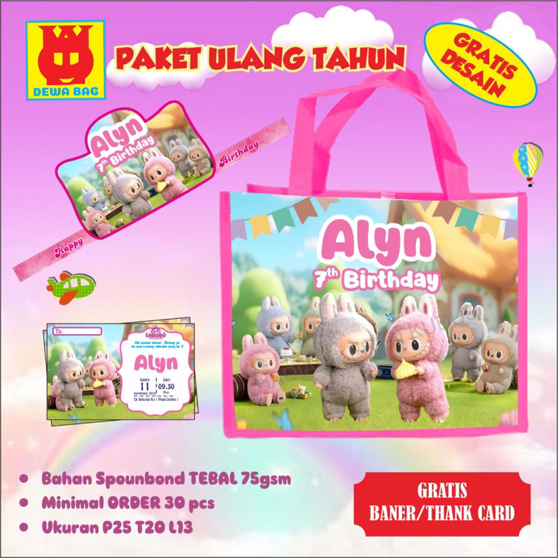 Jual PAKET ULANG TAHUN / PAKET ULTAH/ TAS ULTAH CUSTOM 2 hari jadi ...