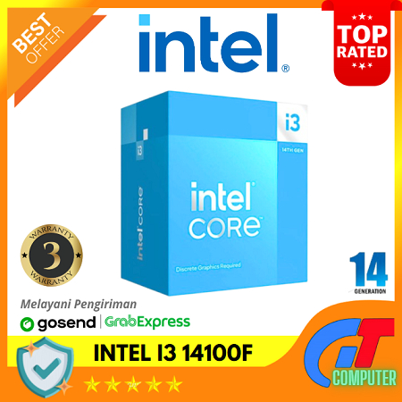 Jual Processor Intel Core I3 14100F Box Raptor Lake Socket LGA 1700 ...