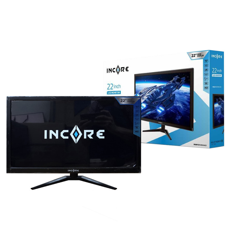 Jual MONITOR LED 22 INCH IPS HDMI 75HZ FULL HD INCORE / LED MONITOR ...