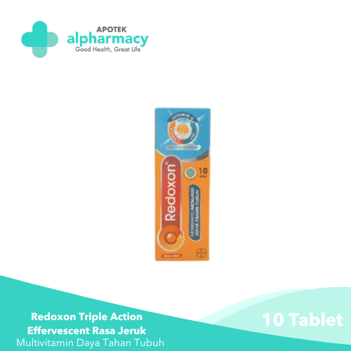 Jual Redoxon Triple Action Effervescent 10 Tablet | Shopee Indonesia