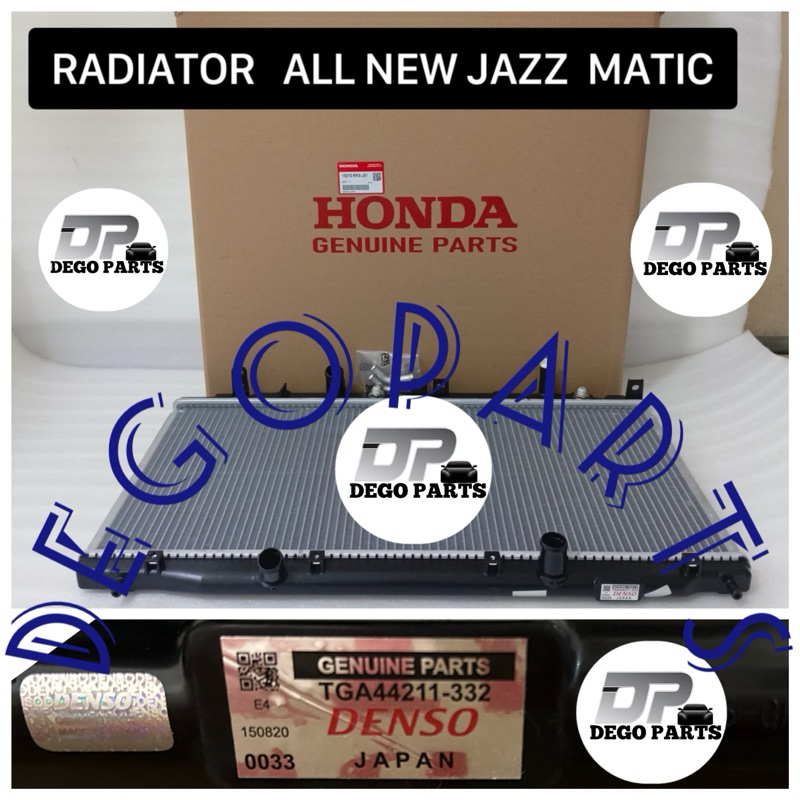 Jual RADIATOR ASSY HONDA ALL NEW JAZZ MATIC GK 5 ASLI ORIGINAL DENSO ...