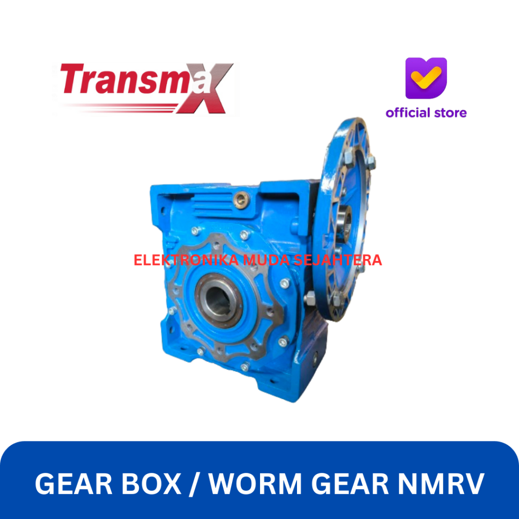 Jual Transmax Gear Box / Worm Gear nmrv 130 Ratio 1:7,5 - 1:100 ...