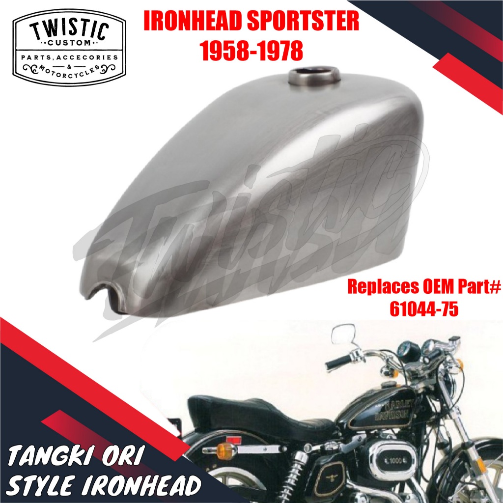 Jual Tangki Press Original Stock Motor Harley Ironhead Sportster 1958-1978 | Shopee Indonesia