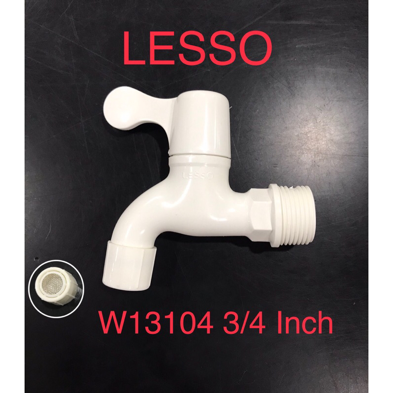 Jual Kran Air PVC LESSO W13104 3/4 Inch | Shopee Indonesia