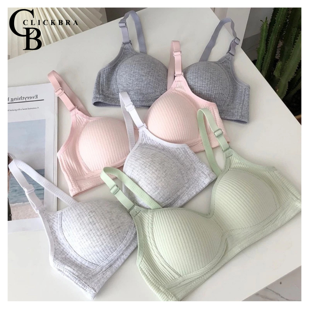 Jual CLICKBRA | BR484DEFECT Bh Bra motif Garis Lurus Push Up Style ...