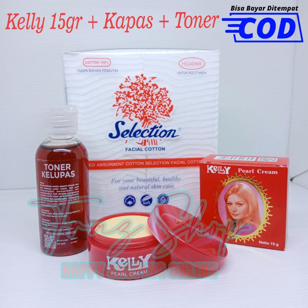 Jual Paket Glowing kelly pearl ( Cream kelly 15g - toner kelupas ...