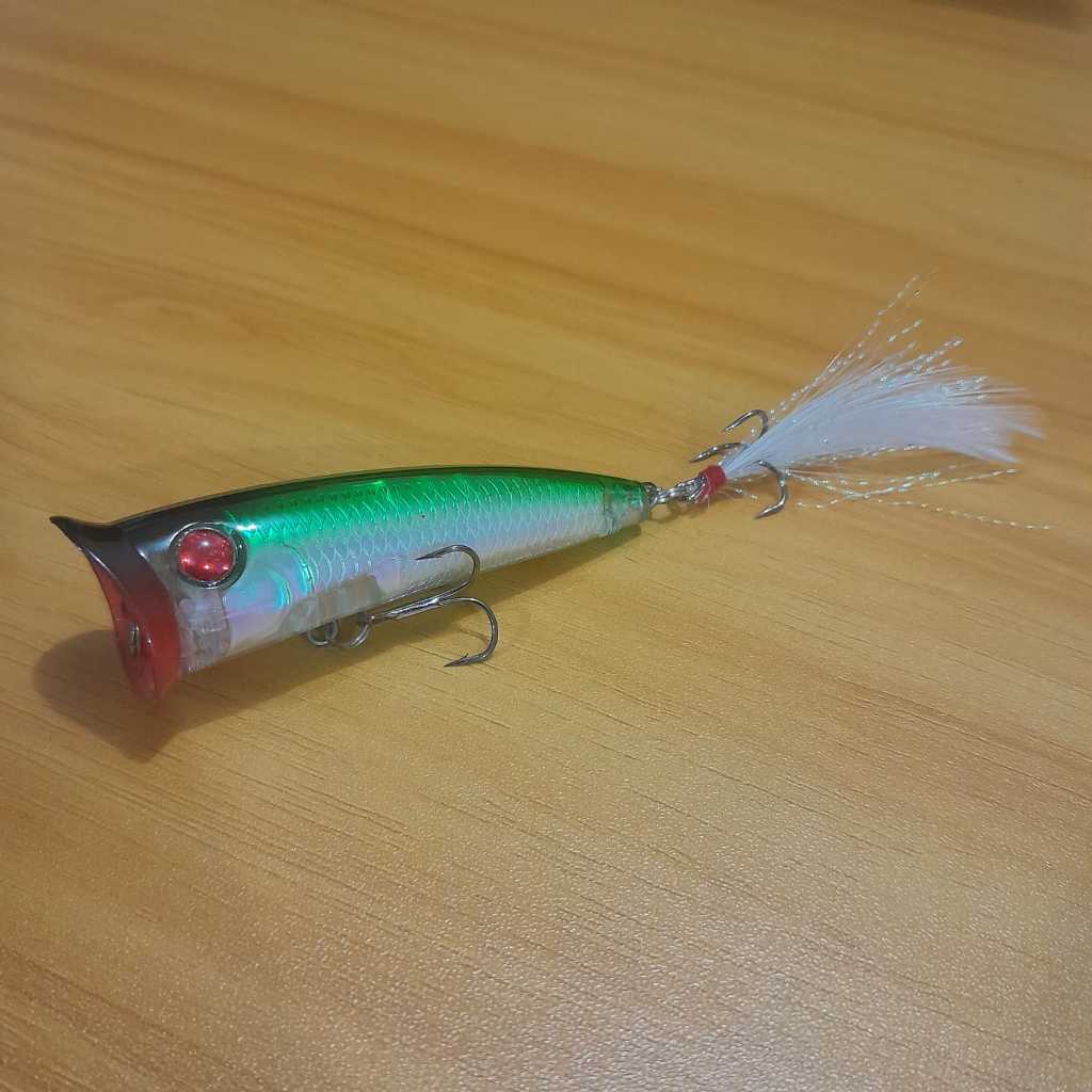Jual Umpan Pancing Mini Popper 7.5 cm 10 gram Markiman Kuta 10F Umpan Popping Top Water Lure ...