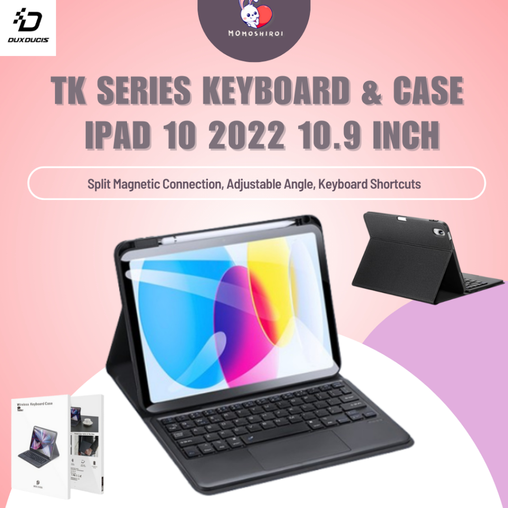 Jual Wireless Keyboard Case iPad 10 2022 10.9 Inch 10th Gen Generation Generasi Dux Ducis ...