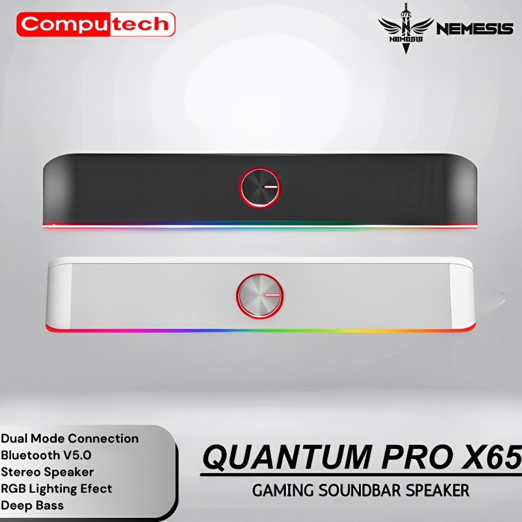 Jual NYK Nemesis Speaker Gaming RGB Stereo Soundbar Dual Connection ...