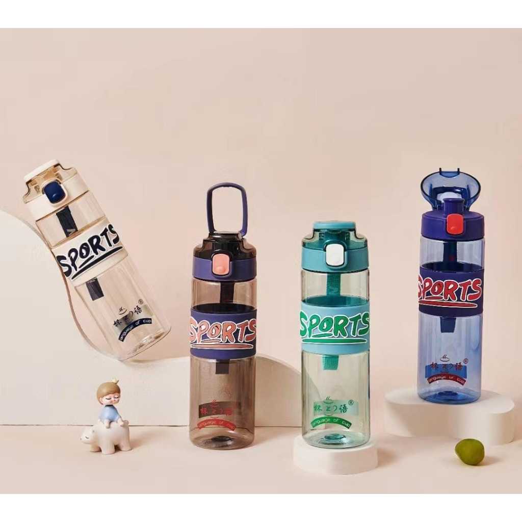 Jual BOTOL MINUM ANAK SPORTS TEMPAT MINUM DEWASA OLAHRAGA HANDLE ...