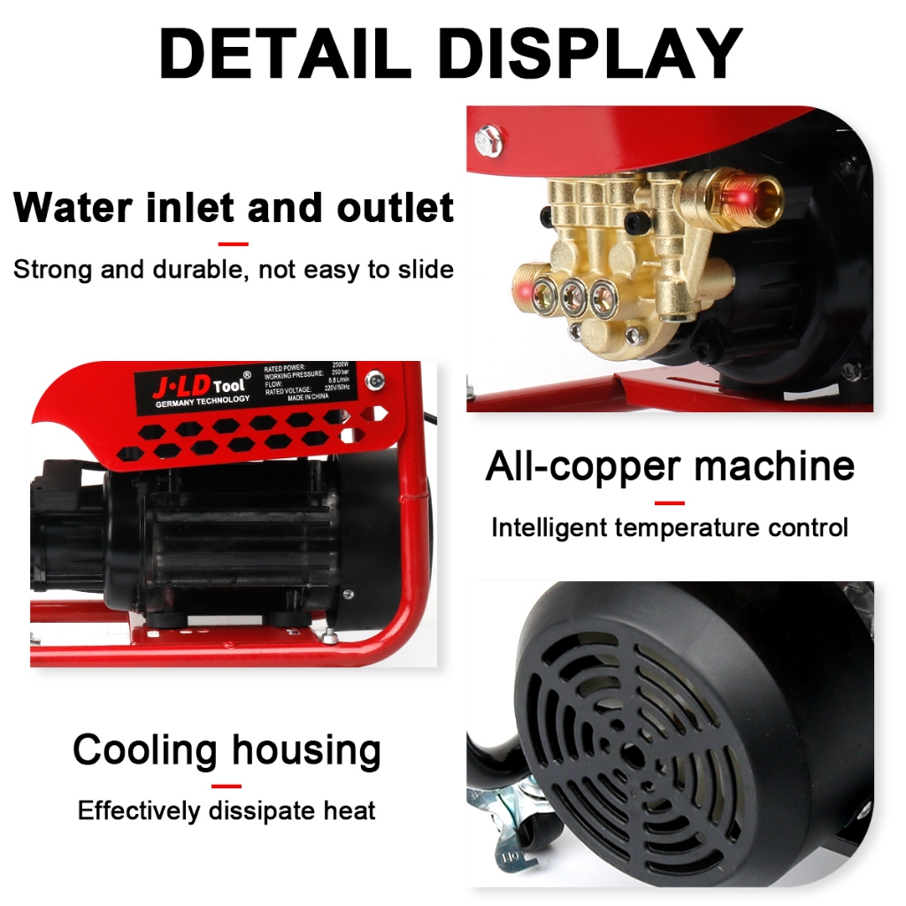 Jual JLD Mesin Cuci Jet Cleaner S2 Alat cuci motor 310 Bar Jet steam ...