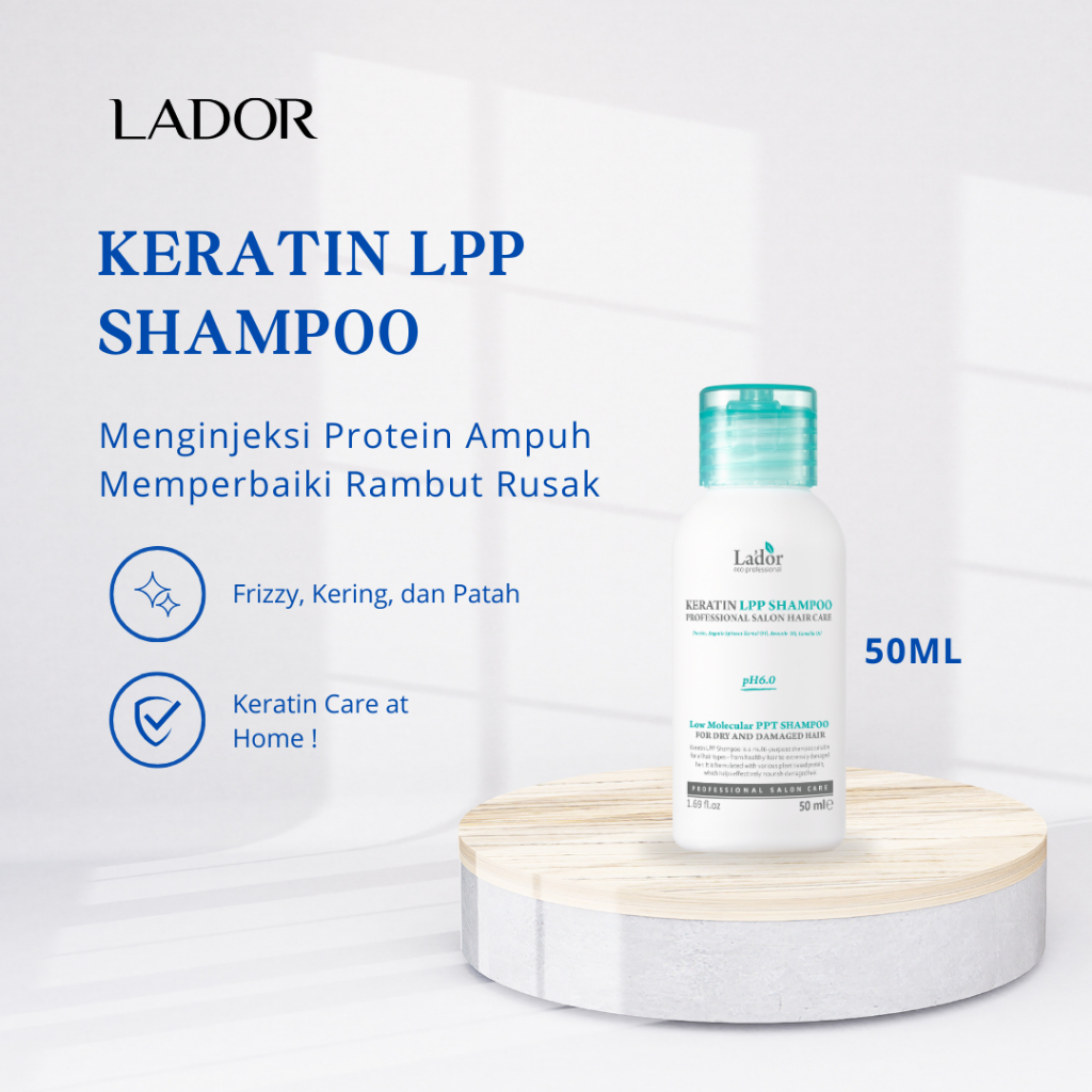 Jual Lador Keratin LPP Shampoo 50mL | Shopee Indonesia