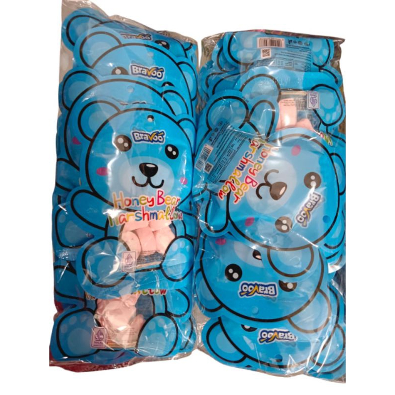 Jual BRAVOO honey bear marshmallow isi 10 bungkus | Shopee Indonesia